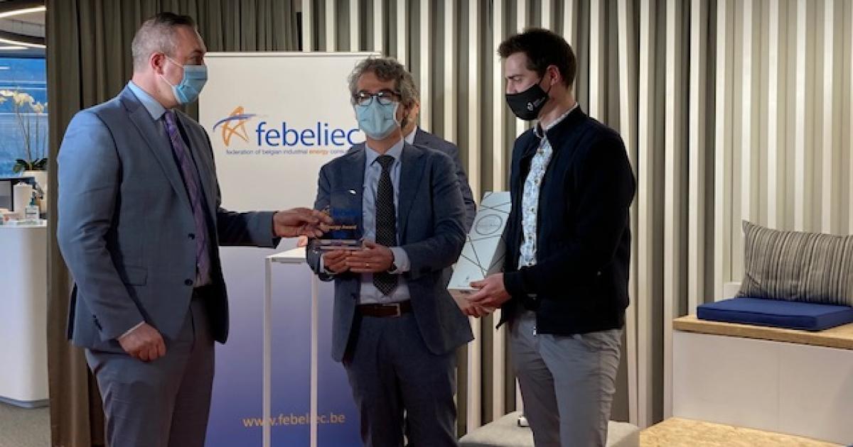 Our Columbus Project wins the Febeliec Energy Award | Carmeuse